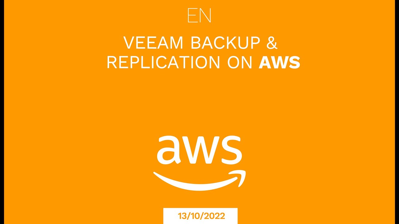 Veeam Backup & Replication on AWS - YouTube