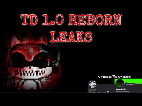 TD 1.0 REBORN LEAKS |Sonic.EXE: The Disaster 1.0 REBORN| - YouTube