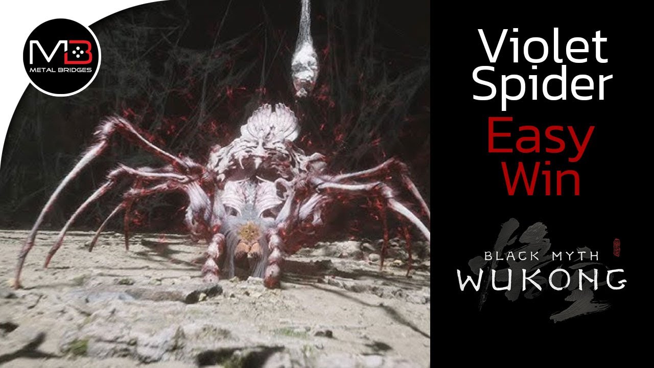 Easy Win "Violet Spider" Black Myth Wukong - YouTube