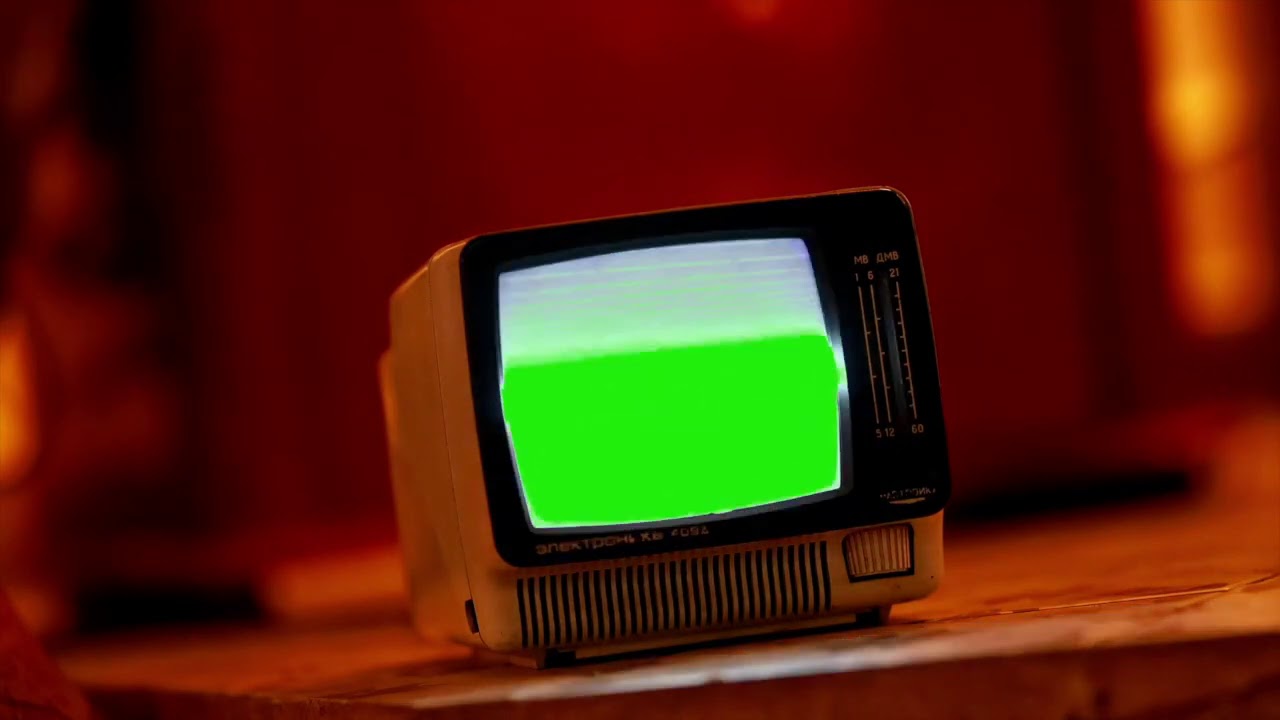 No Copyright Free Green Screen Vintage TV - Free Use - YouTube