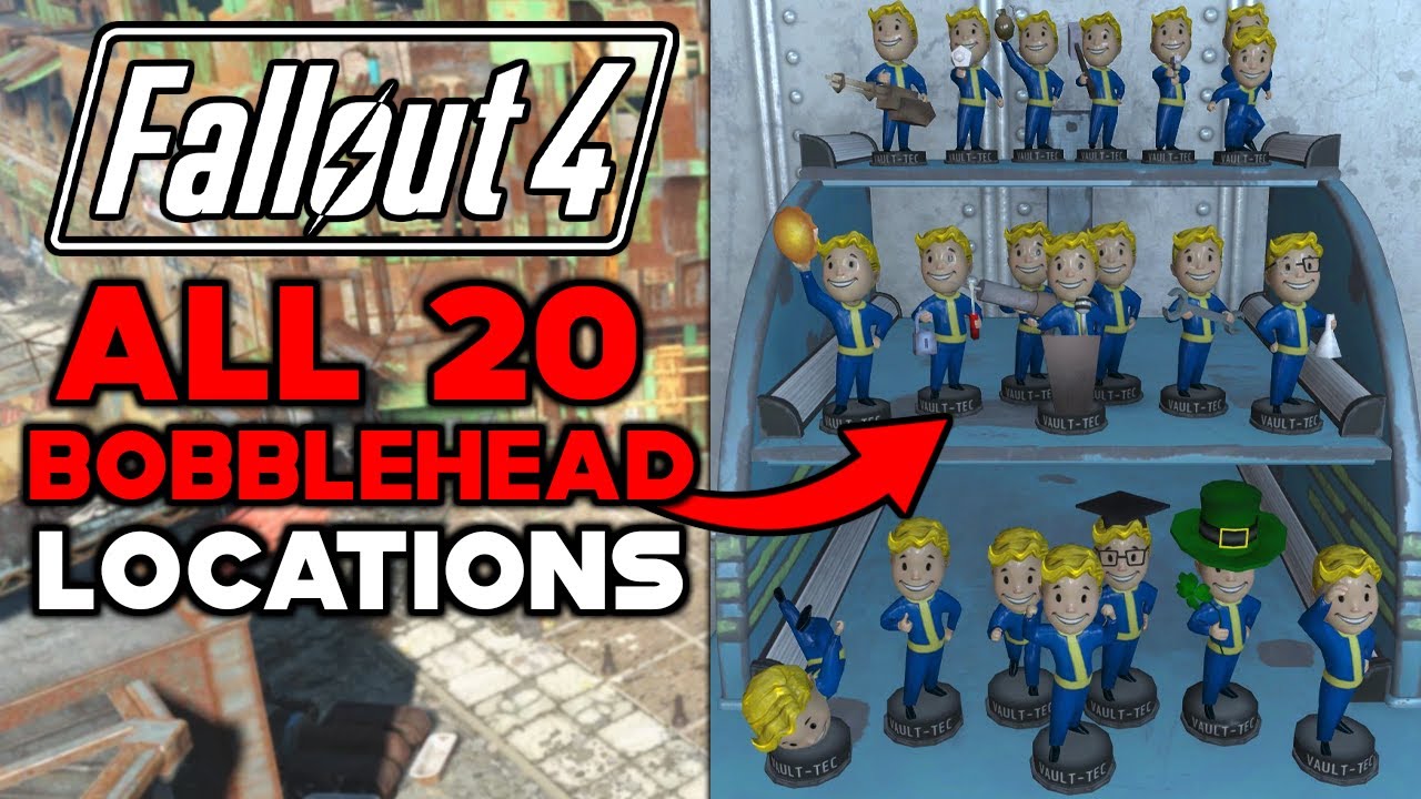 FALLOUT 4 ALL 20 BOBBLEHEAD LOCATIONS - YouTube
