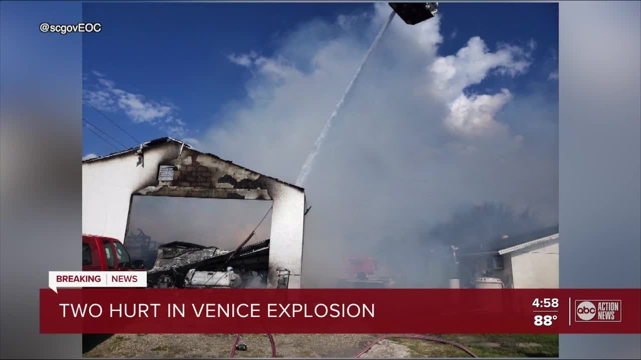 Explosion sends 2 people to burn centers, forces many to evacuate homes ...
