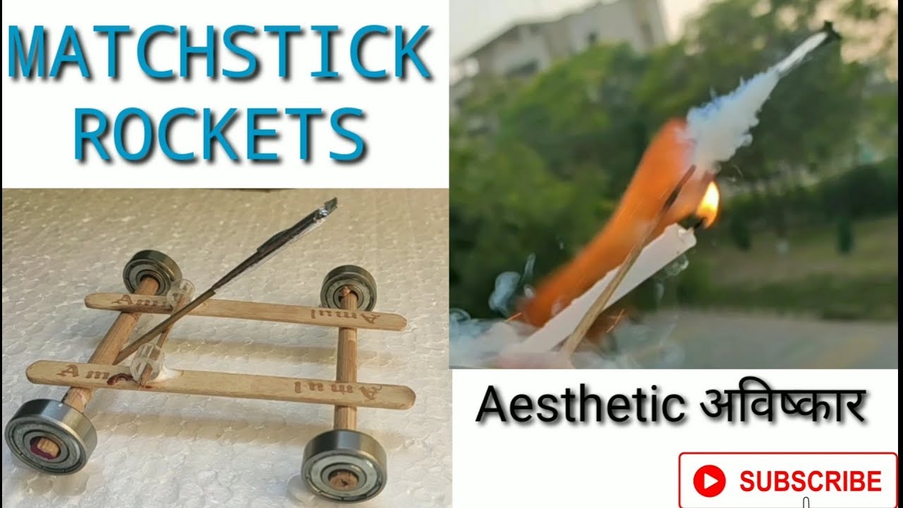 How to make Matchstick rockets 🚀 🔥 - YouTube