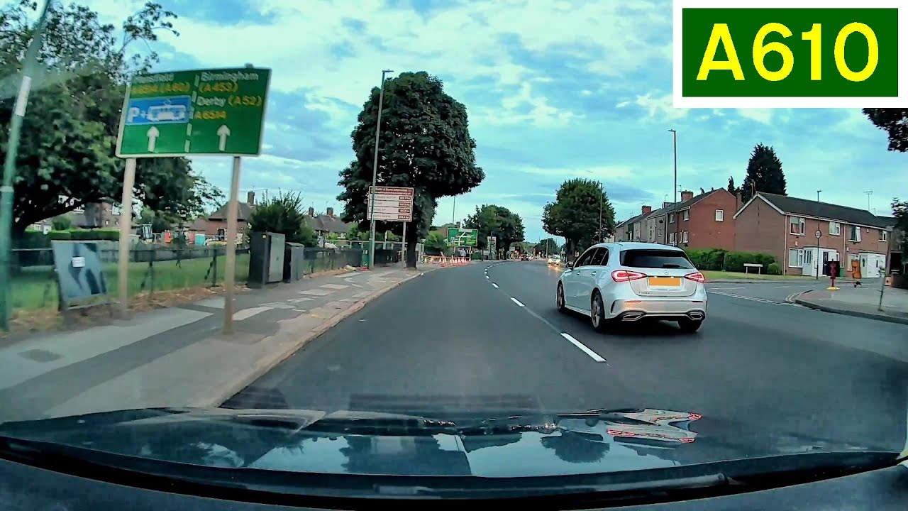 A610 - Nuthall Road, Nottingham - Southeast-bound Part 2 - YouTube