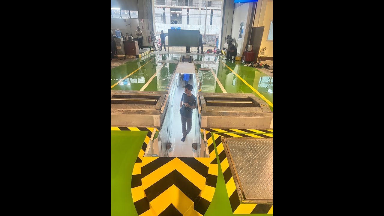 Roller Brake Tester Load Simulation / Cartec Vehicle Check - YouTube