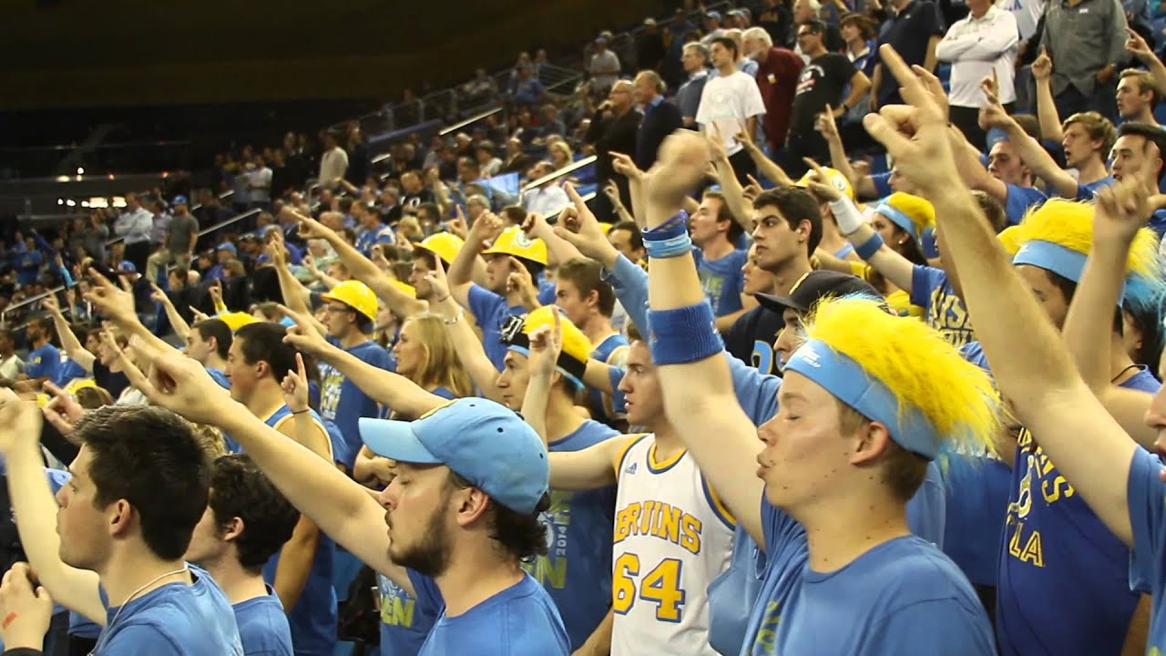 UCLA Basketball Student In-Game Traditions - YouTube