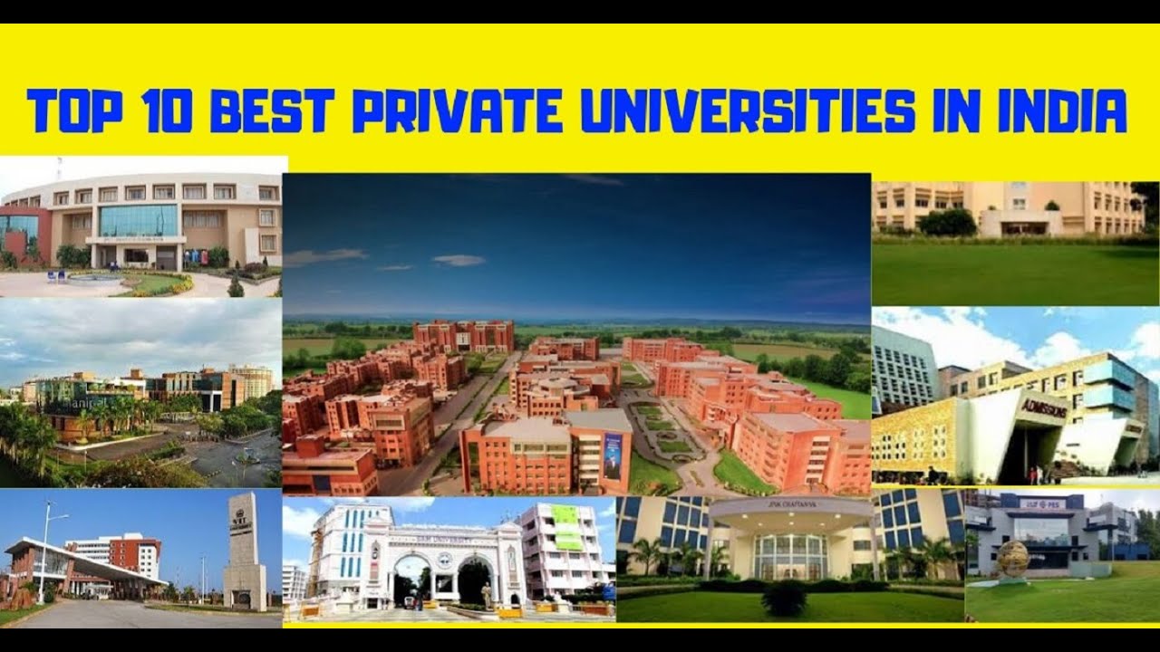 भारत के टॉप प्राइवेट यूनिवर्सिटीज | Top Private Universities in India ...