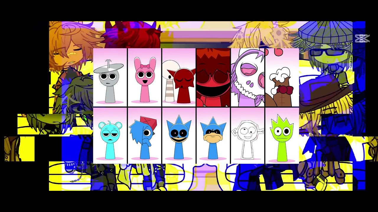 Sprunki React To.. Incredibox Compilation COMPLETE - YouTube