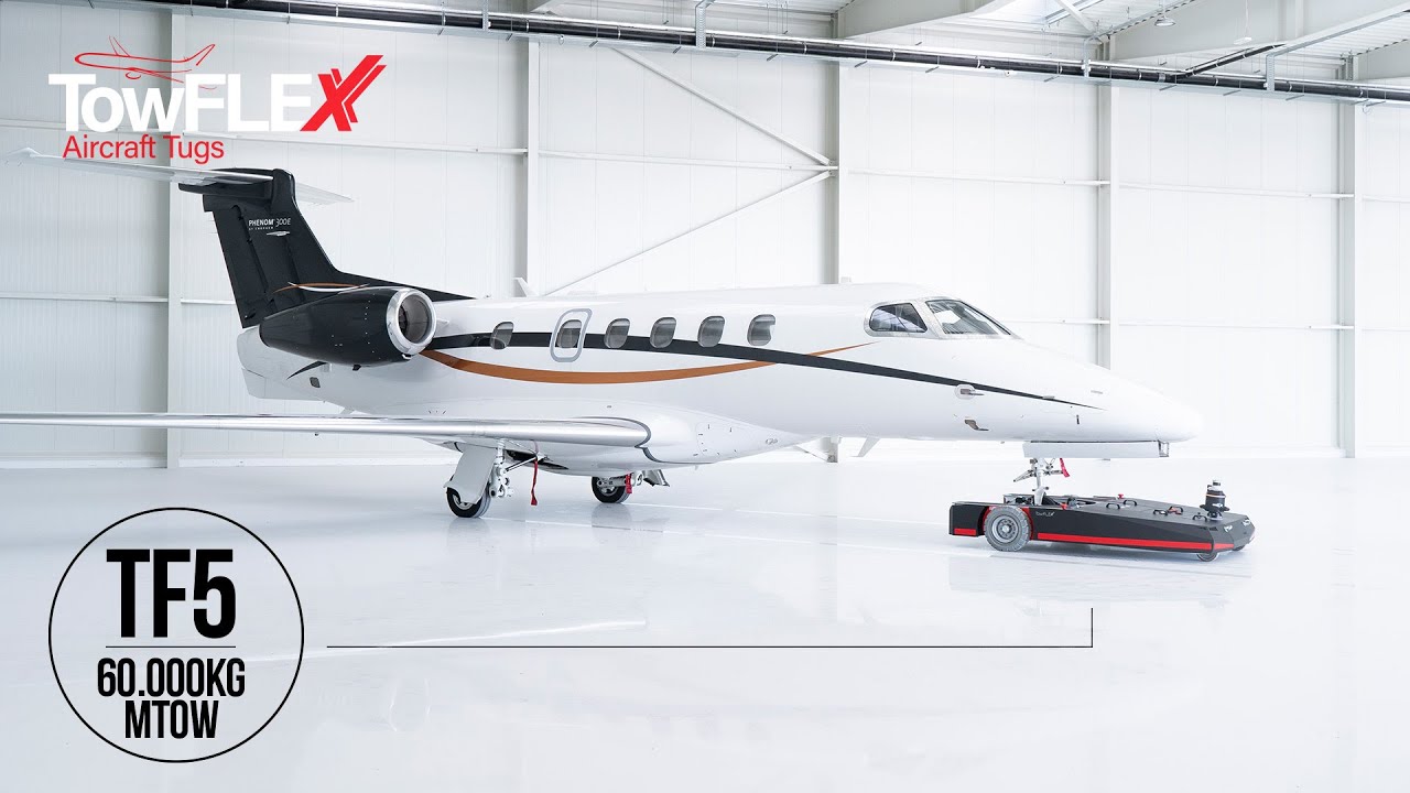 TowFLEXX TF5 - Embraer Phenom 300 & Daher TBM 850 | Electric Remote Controlled Aircraft Tug ...