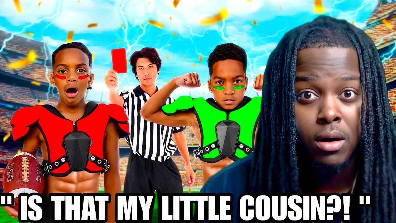 Wait…MY COUSIN Plays On DJ’s Team?! 🤯 AyeShadJ Reacts To DJ & Kyrie’s Toughest Game Yet! 🏈 - YouTube