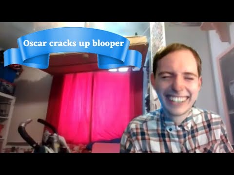 Oscar cracks up at his joke | Kids Stars Presenters Bloopers - YouTube