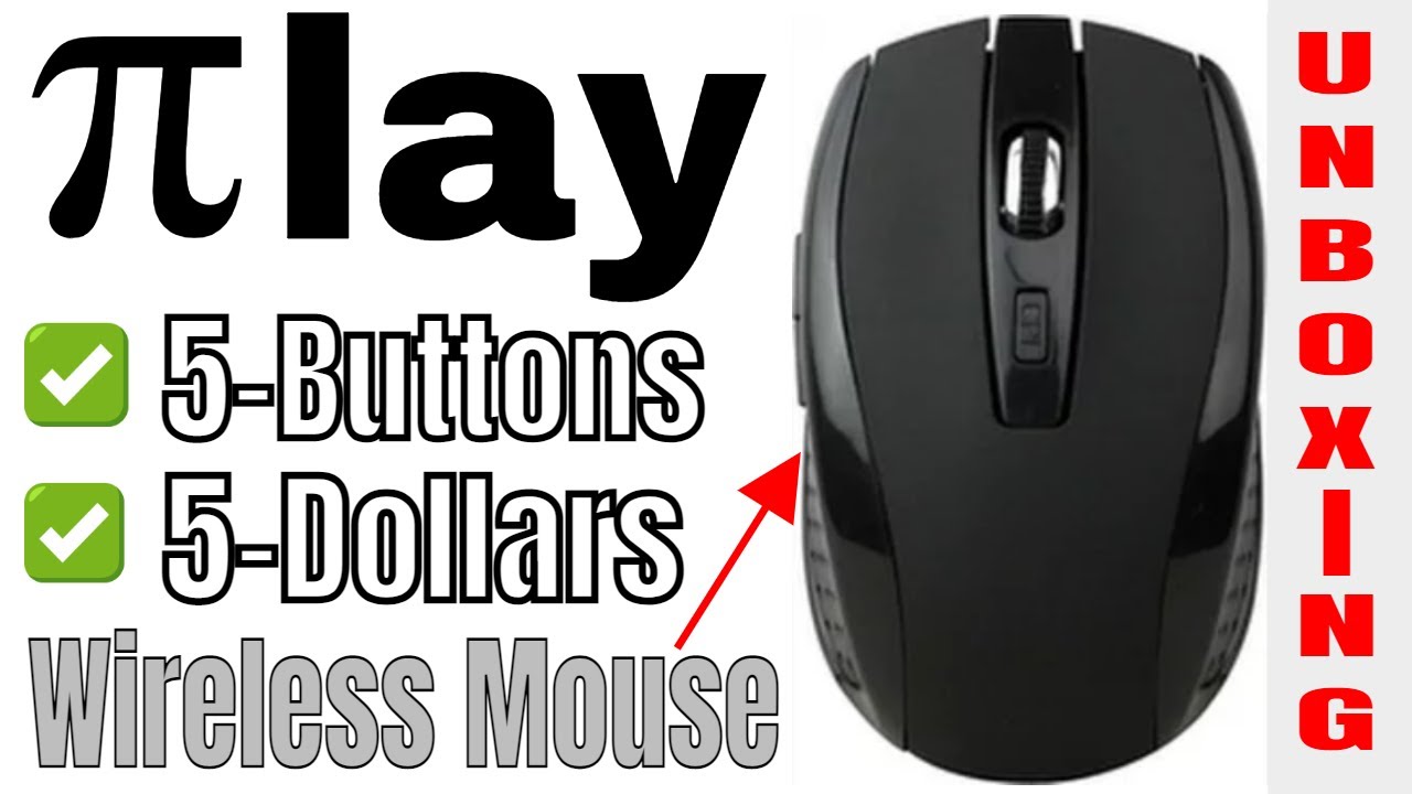 πlay Wireless Mouse - 5 Buttons - 5 Dollars!!! - YouTube