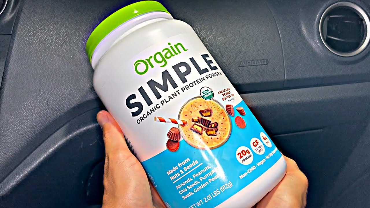 Orgain Simple Oragnic Chocolate Peanut Butter Protein Powder - Organic ...