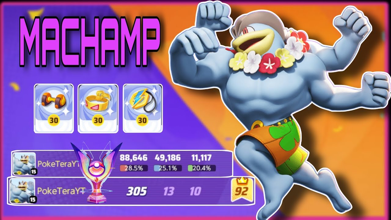 Can This Machamp Build Dominate Game || Machamp Gameplay || Pokemon ...