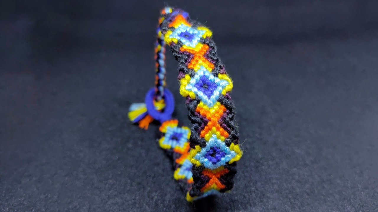 Cara Mudah Membuat Gelang Dari Benang 03 | Gelang Persahabatan | Gelang ...