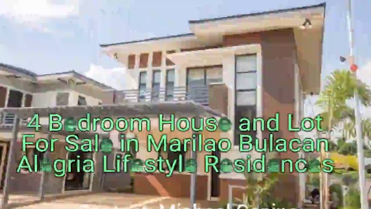 4 Bedroom House and Lot For Sale in Marilao Bulacan - Alegria Lifestyle ...