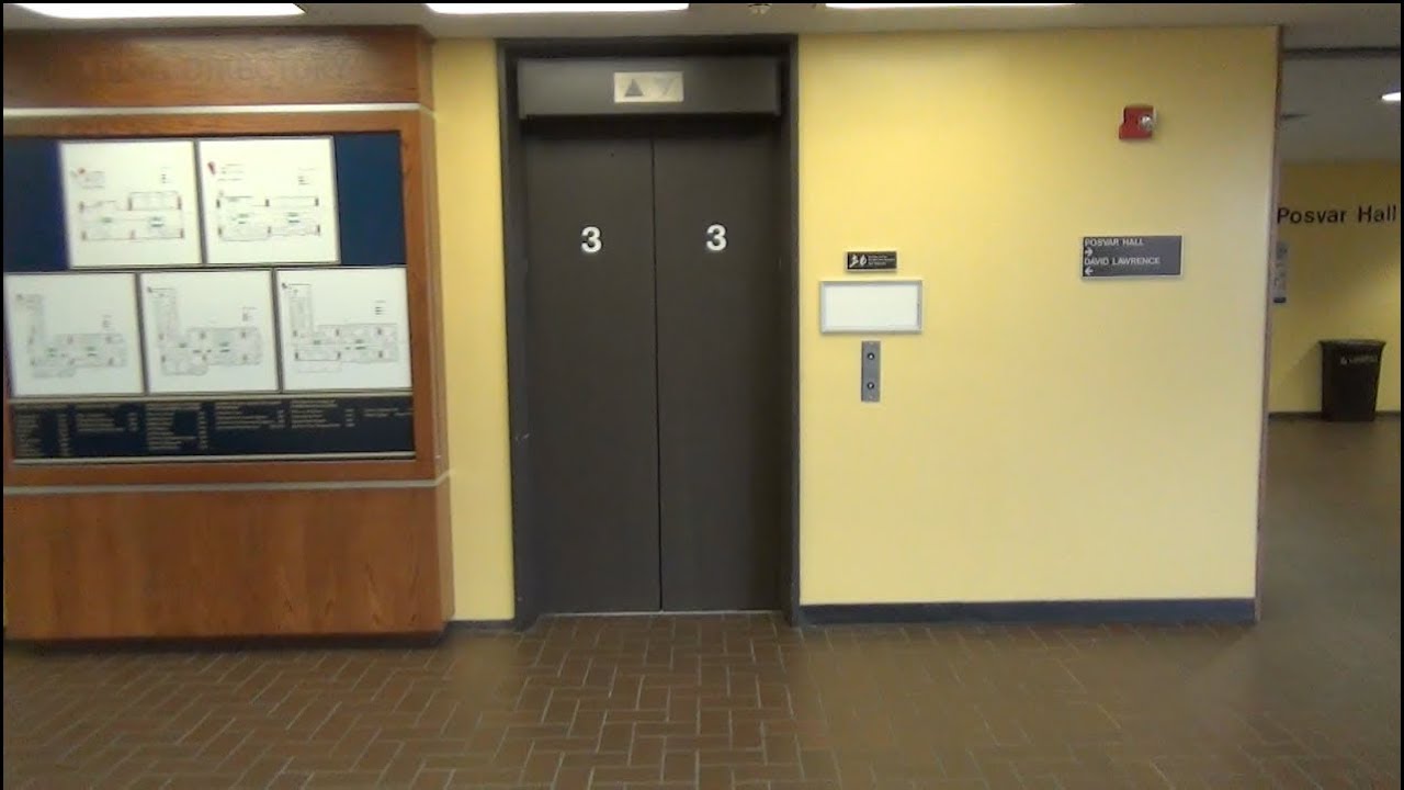 EPIC MOTOR! Otis Lexan Elevators - Forbes Quad - Oakland, PA with EPIC CLASSIC LEVELING! - YouTube