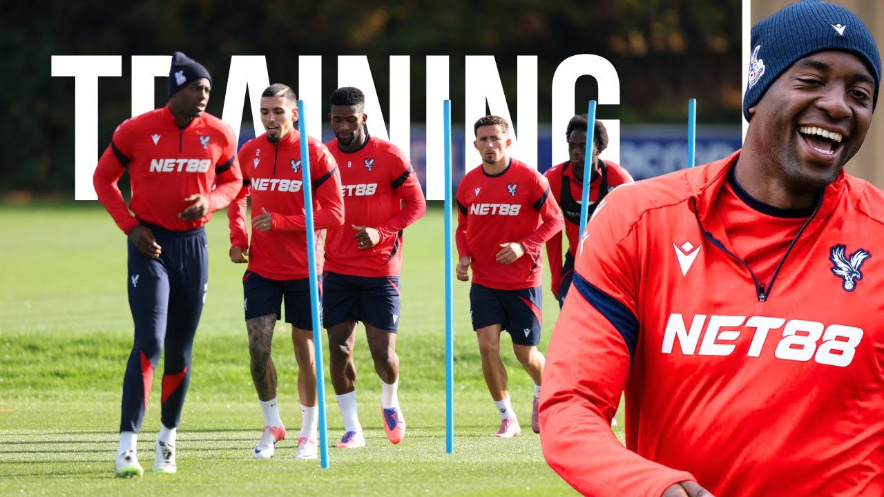 Watch Crystal Palace Super Intense Training Session 🥶 - YouTube