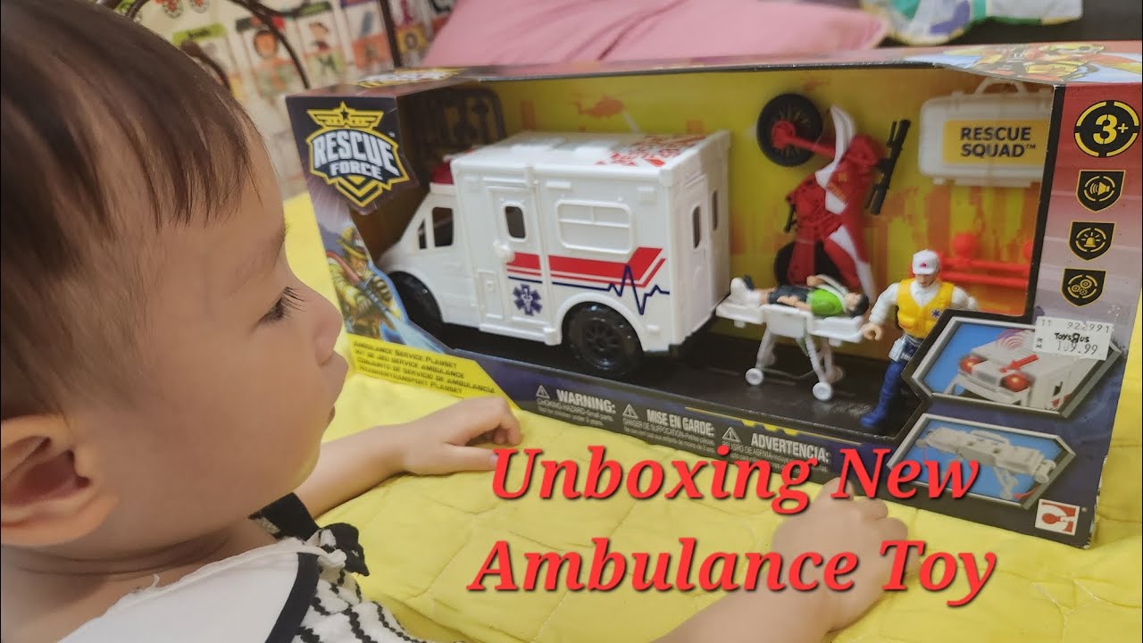 Unboxing New Toy - Ambulance Rescue Force - Toy"R"Us - YouTube