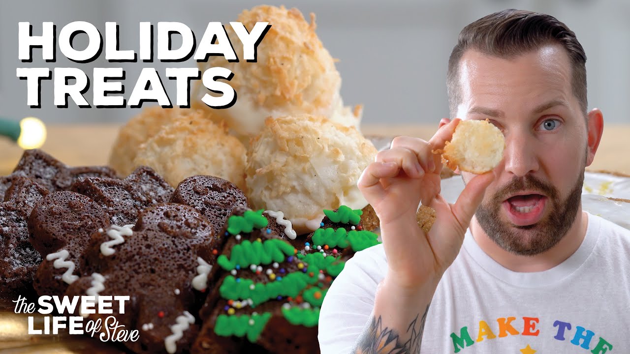 Coconut Macaroons & Holiday Treats | Sweet Life of Steve Ep11 Holiday ...