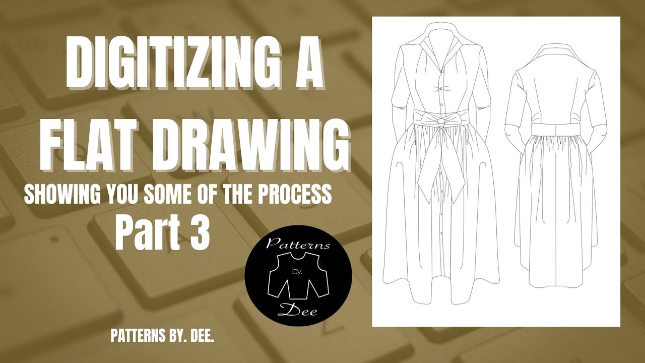 Drafting A Flat Drawing using Inkscape - YouTube