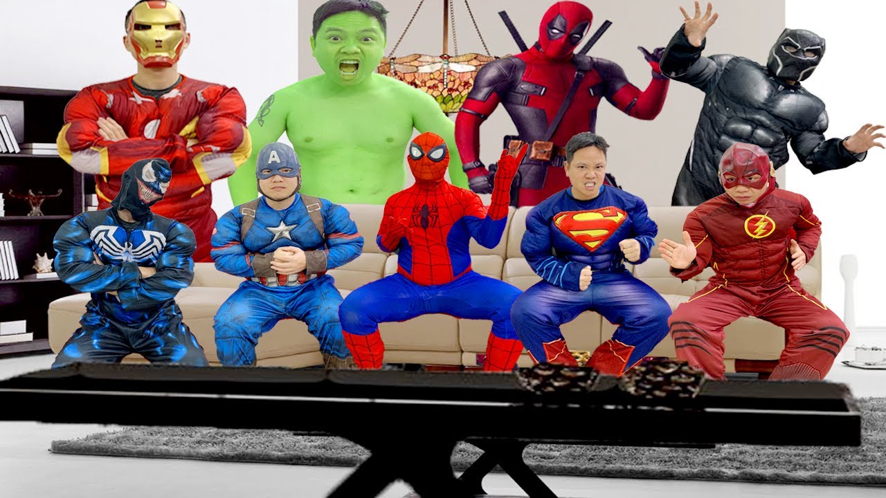 All Superheroes Morning Routine - BigGreen - YouTube