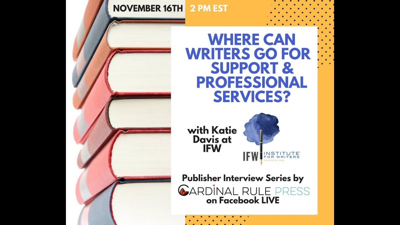{Publisher Interview Series-Katie Davis from The Institute for Writers ...