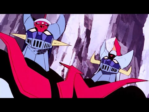 Mazinga Z attacca la fortezza Demonica. Estratto dell'episodio 56 de \