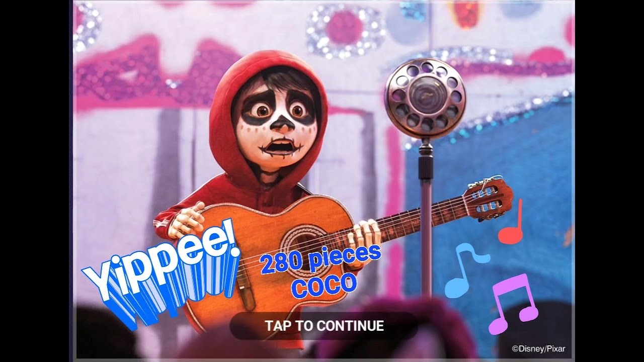 Game Puzzle ~ 280 pieces COCO ( ☆ un poco loco ~ la lorona ☆ ) - YouTube