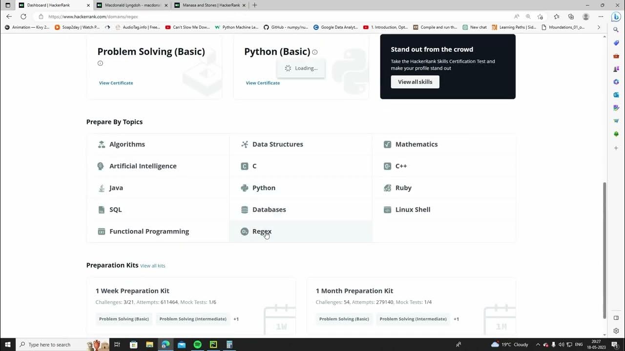 My problem solving in #hackerrank - YouTube