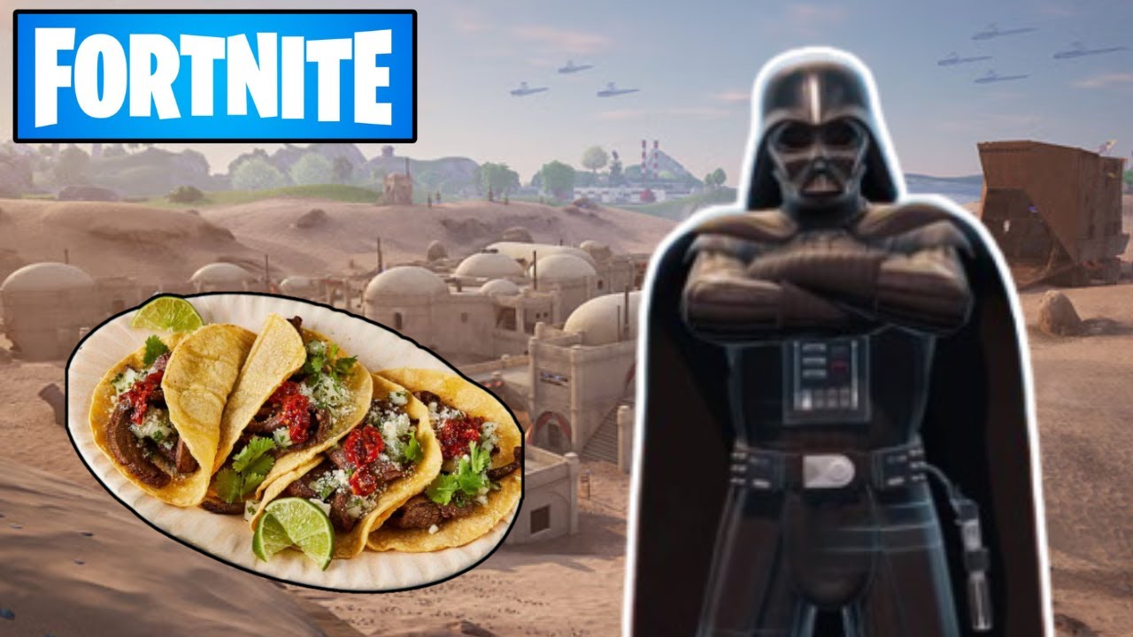 Fortnite - Asking Darth Vader if he likes Tacos - YouTube