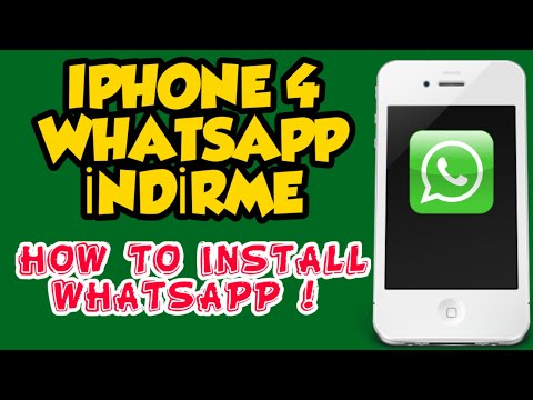 IPHONE4 WHATSAPP INDIRME SORUNU IOS IPHONE 4 JAILBREAKLİ