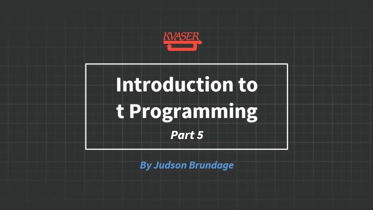 Introduction to t Programming: CAN Gateway Database (Part 5) - YouTube