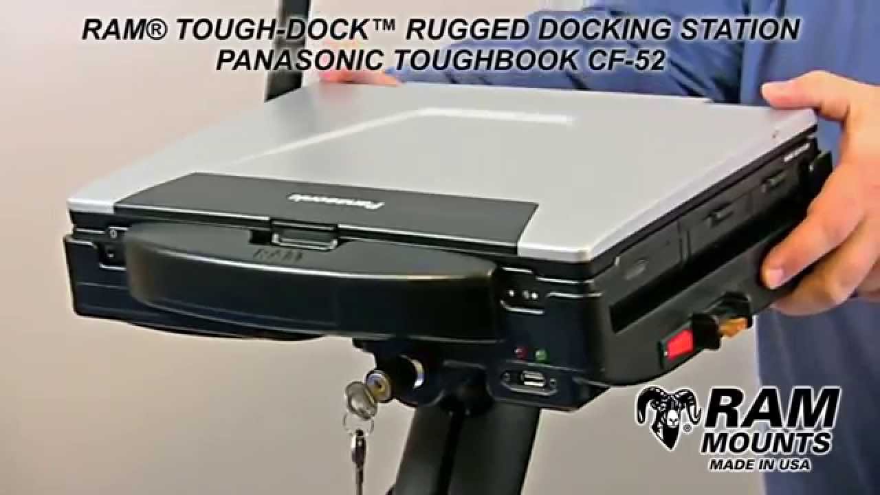 RAM® Tough Dock™ Powered Docking Station Panasonic Toughbook CF 52 ...
