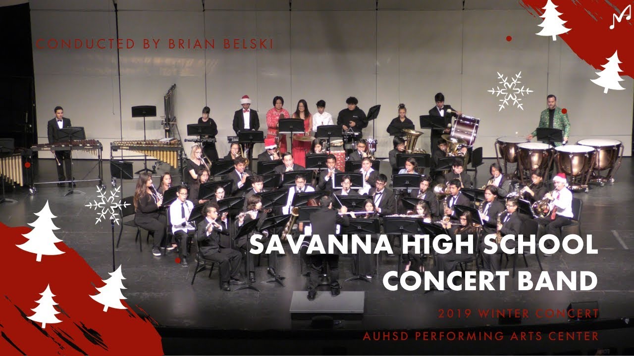 Savanna HS Concert Band | 2019 Winter Concert - YouTube