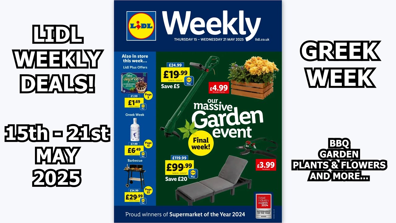 Lidl Weekly Deals 15th - 21st May 2025 Greek Week - YouTube