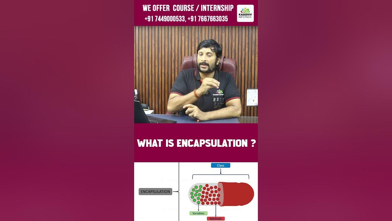 What is encapsulation in programming? | OOPS #dotnet #shorts #dotnetinterviewquestions # ...