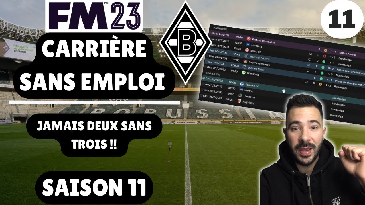 CARRIÈRE SANS EMPLOI FM23 | REMONTER AU CLASSEMENT !!! | #11 Football ...