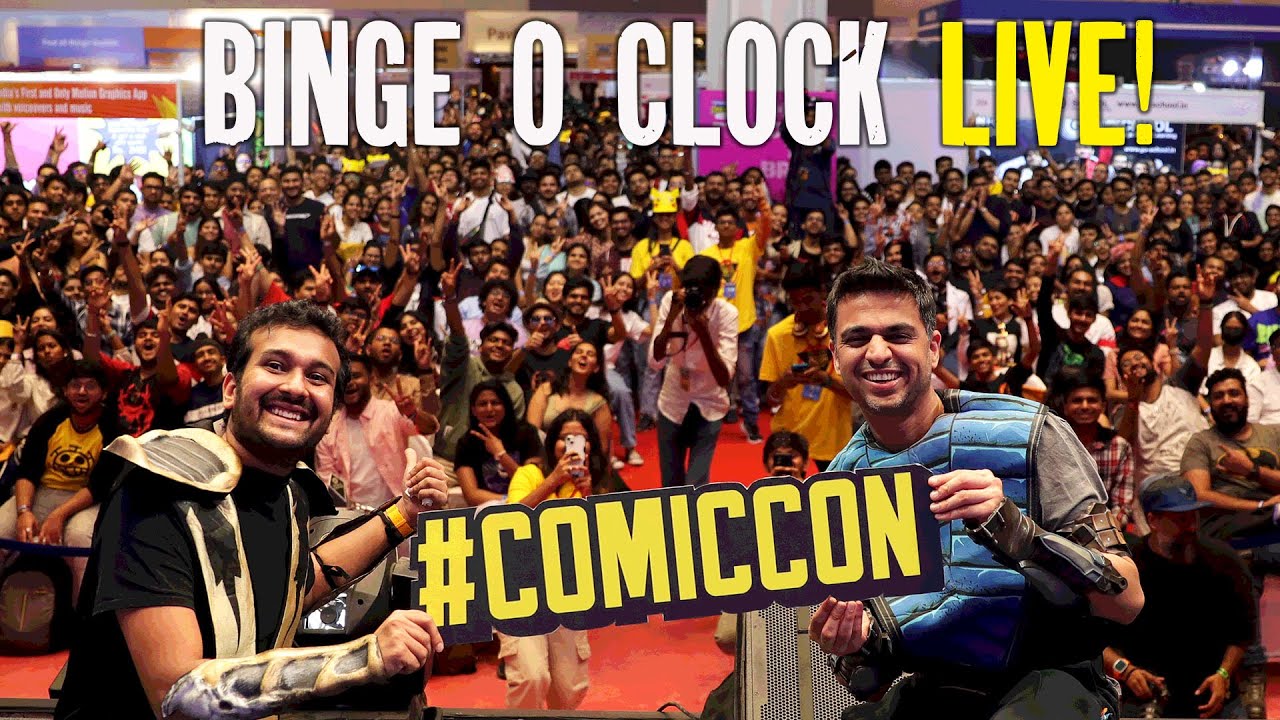 Binge O Clock LIVE at @Comicconindia10 ft @rohanjoshi8016 - YouTube
