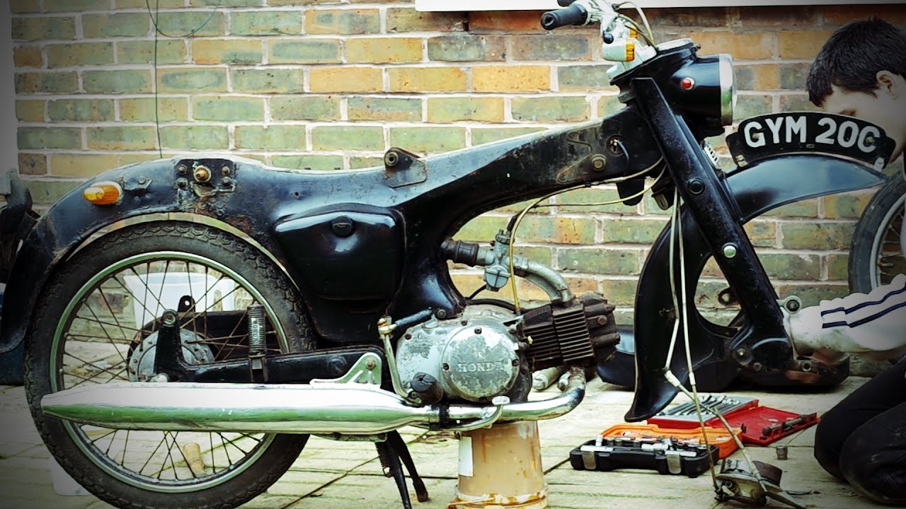 Honda c200 Project Bike Part 2 - YouTube