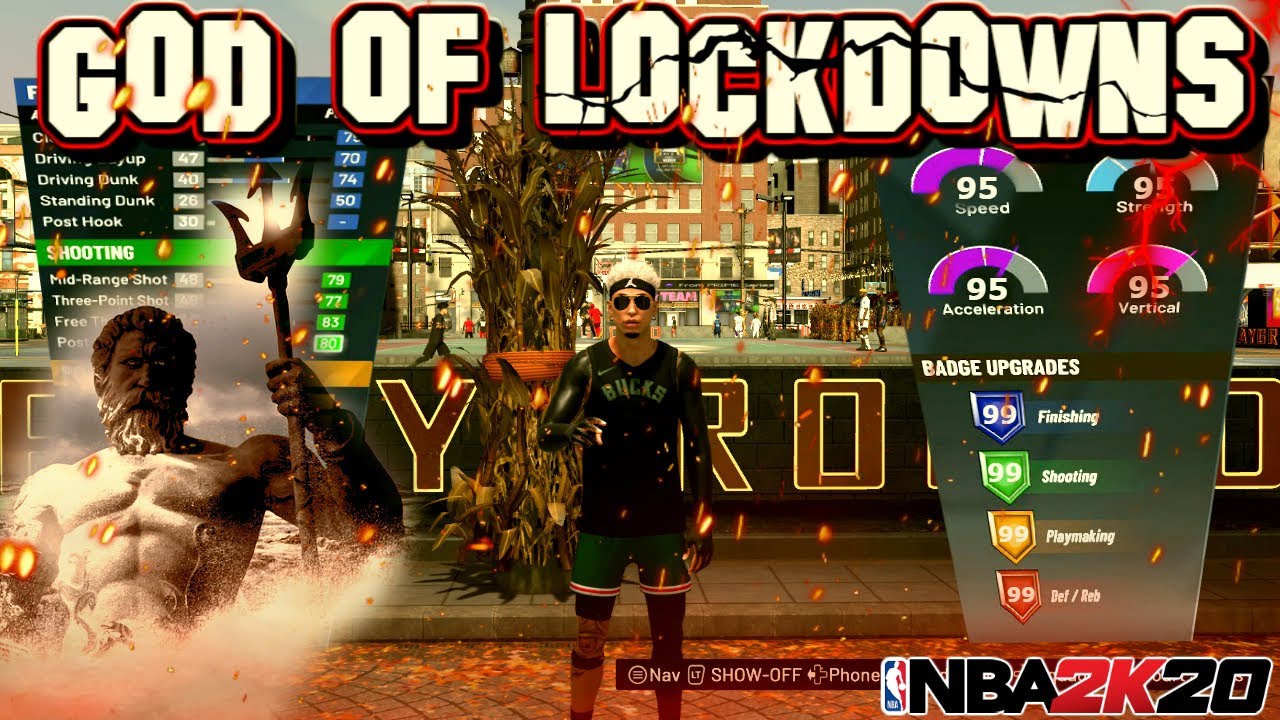 BEST LOCK DOWN BUILD EVER ON NBA 2K20 | RAREST GUARD BUILD - YouTube