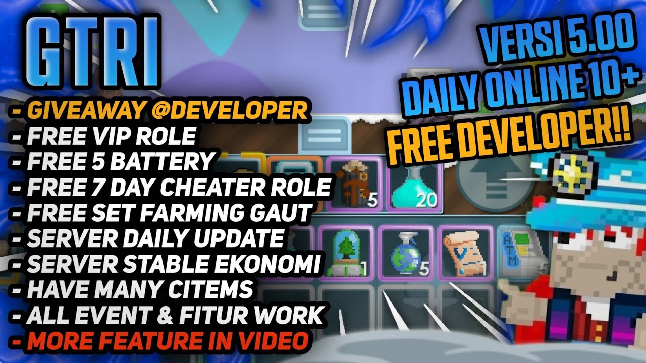 BANYAK FREE‼️FREE ROLE VIP🤤 | PRIVATE SERVER TERBARU | BEST GTPS 2024 ...