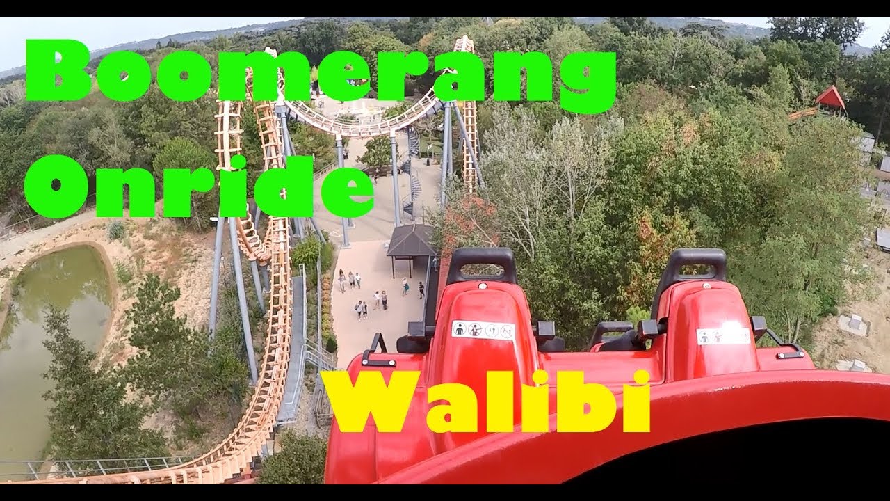 BOOMERANG [Onride/First] Walibi Agen 2017 - YouTube