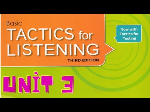Tactics for Listening Third Edition Basic Unit 3 Clothes - YouTube