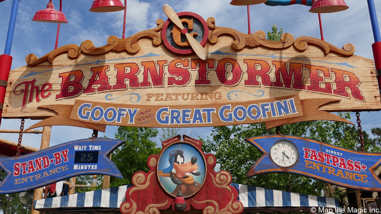 Goofy's Barnstormer - YouTube