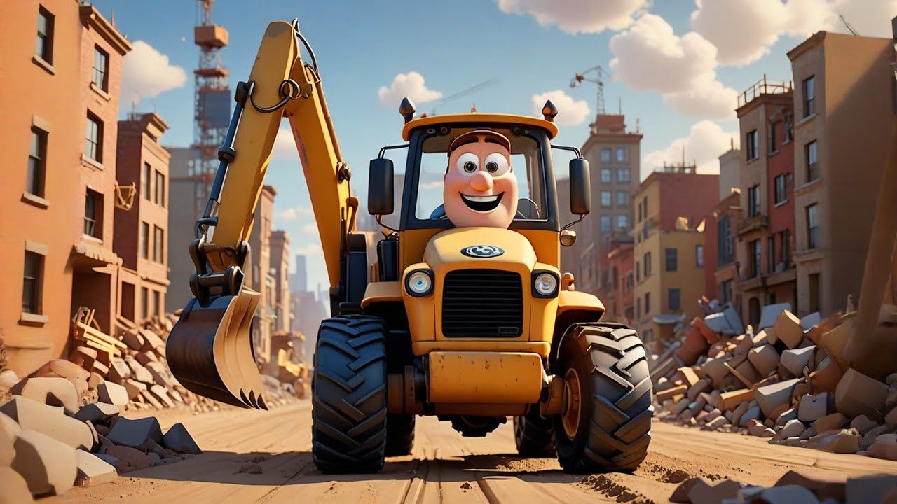 Digger Song — Scoop and Drop | Fun Nursery Rhyme for Kids ...