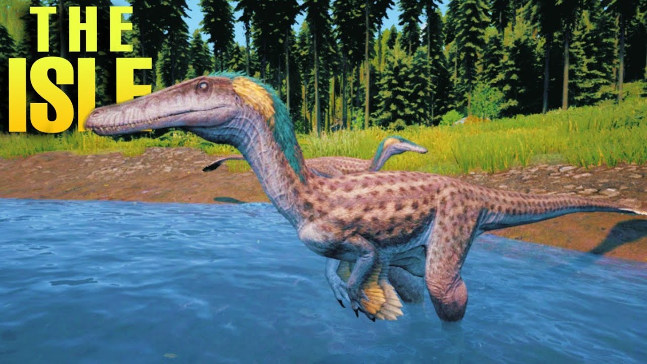 The Isle - Fuga dos UTAHRAPTORES, Jogando de Austroraptor | The isle ...