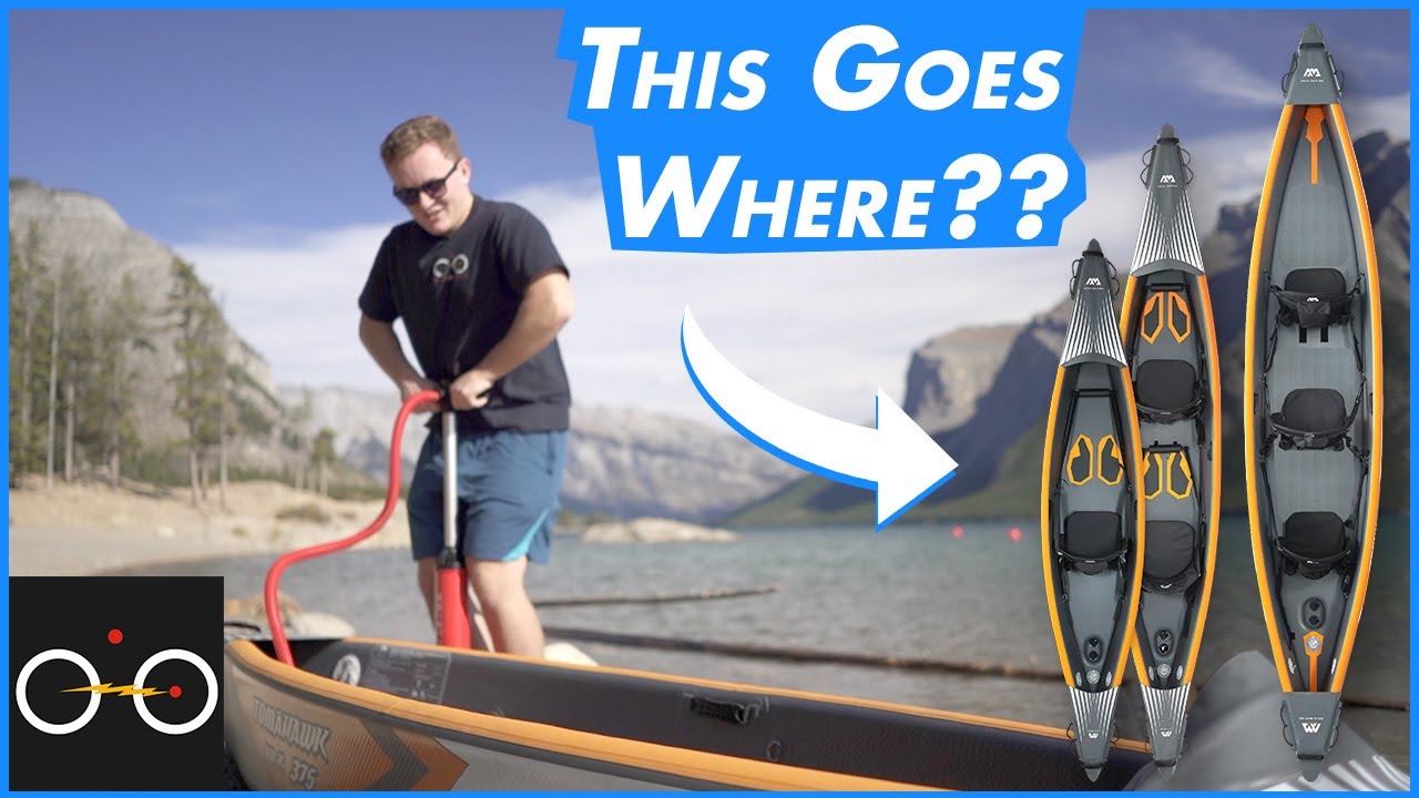 High-Pressure Inflatable Canoe - Aqua Marina Tomahawk - YouTube