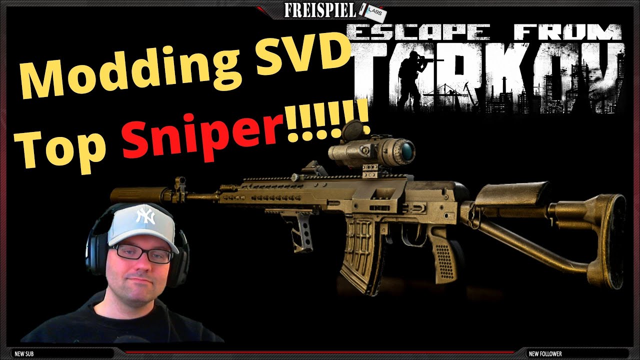 Modding SVD - Escape from Tarkov - NEU -⭐Sniper⭐ - Patch 12.4 - YouTube