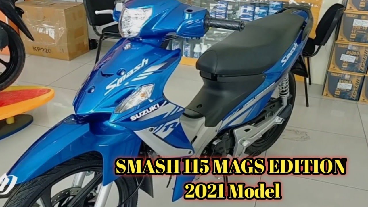 Smash 115 Mags Edition 2021 model specs and Colors // Suzuki Smash 115 ...